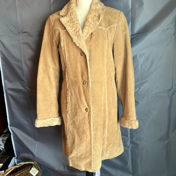 giacca | Jackets & Coats | Giacca Quilted Leather Faux Fur Trim | Poshmark